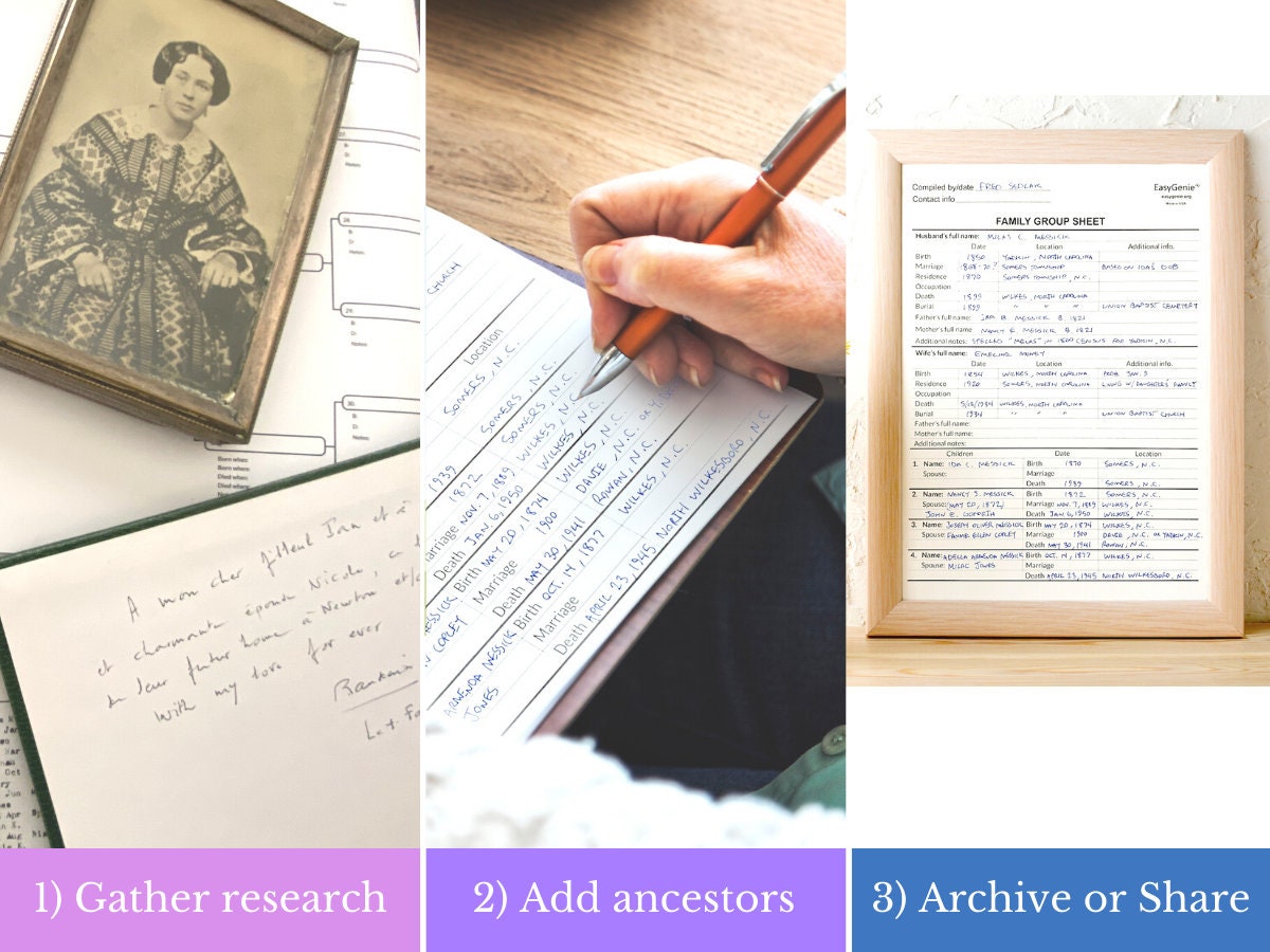 LARGE PRINT Two-sided Family Group Sheets for Ancestry (30 Sheets) by ... LARGE PRINT Two-sided Family Group Sheets for Ancestry (30 Sheets) by ...