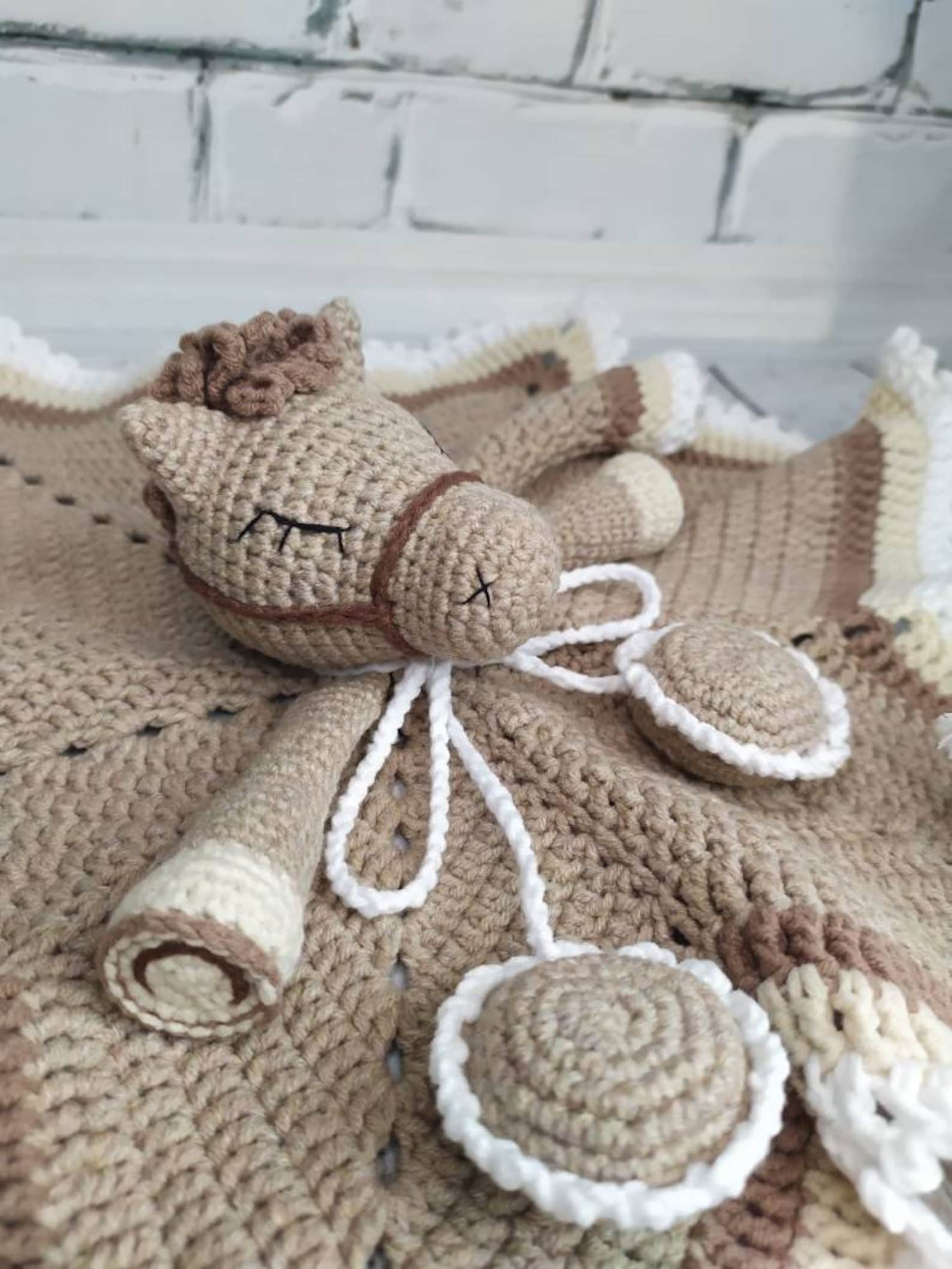 Crochet Lovey Horse.cute Lovey Blanket for Baby.crochet - Etsy