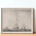 Harbor Sketch / Vintage Boat Drawing Print / Antique Ship PRINTABLE ...