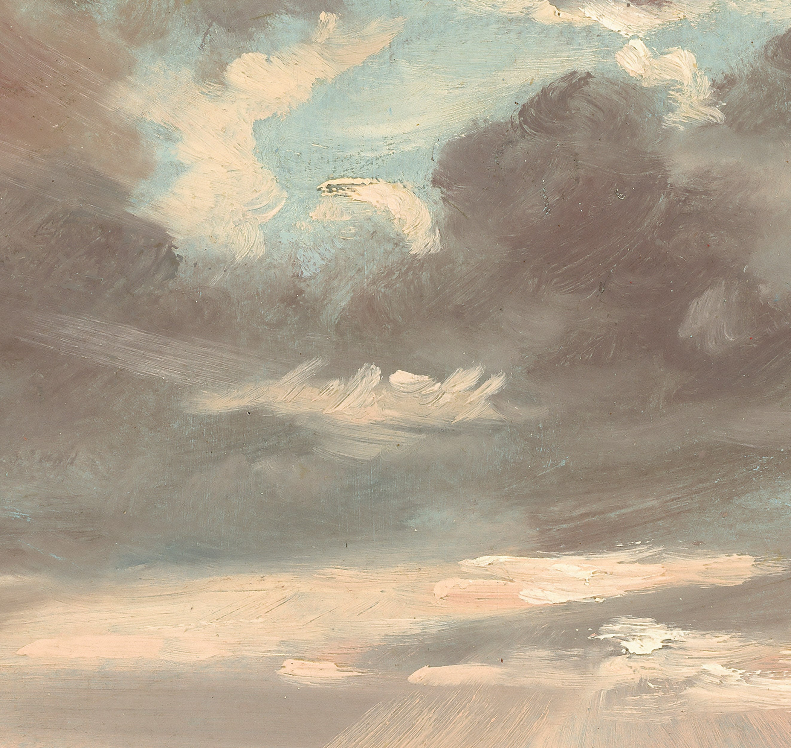 Landscape Cloud Study PRINTABLE / Nursery Sky Art Print / French ...