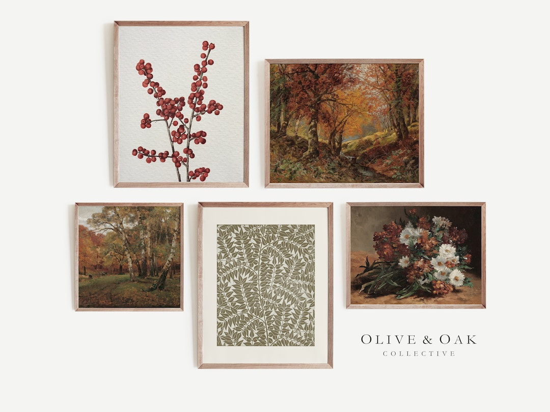 Fall Gallery Wall Art / Set of Autumn Art Prints / Downloadable Art ...