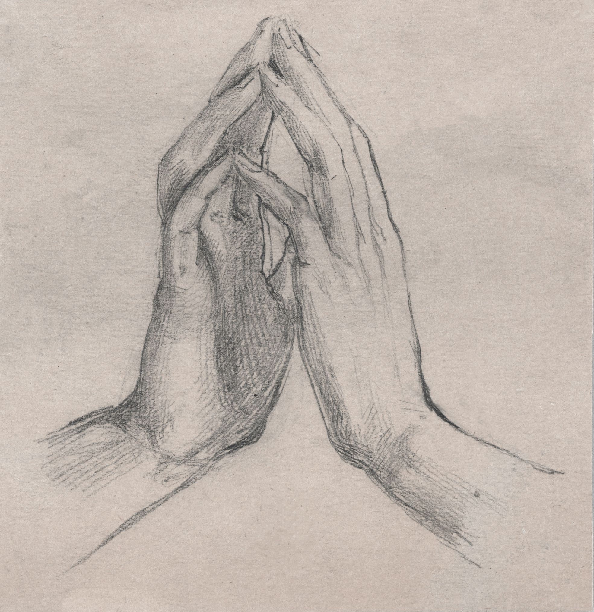 Vintage Hand Drawing / Sketch of Hands / Lover's Hands | Etsy