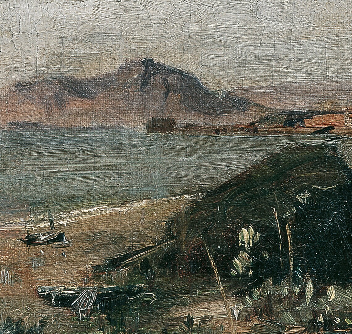 Moody Landscape Painting / Vintage Oil Painting Print / - Etsy