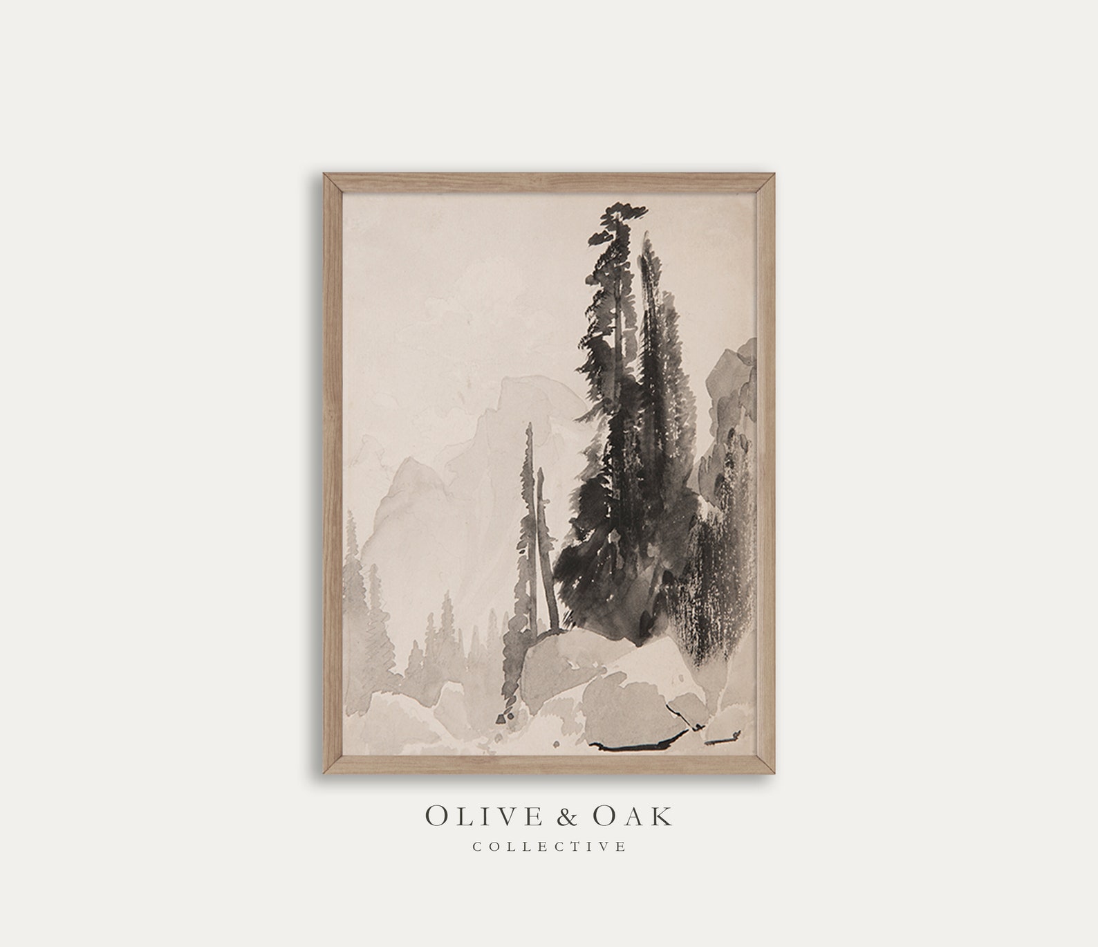 Neutral Art Print SET of 2 / Rustic Wall Decor DIGITAL - Etsy