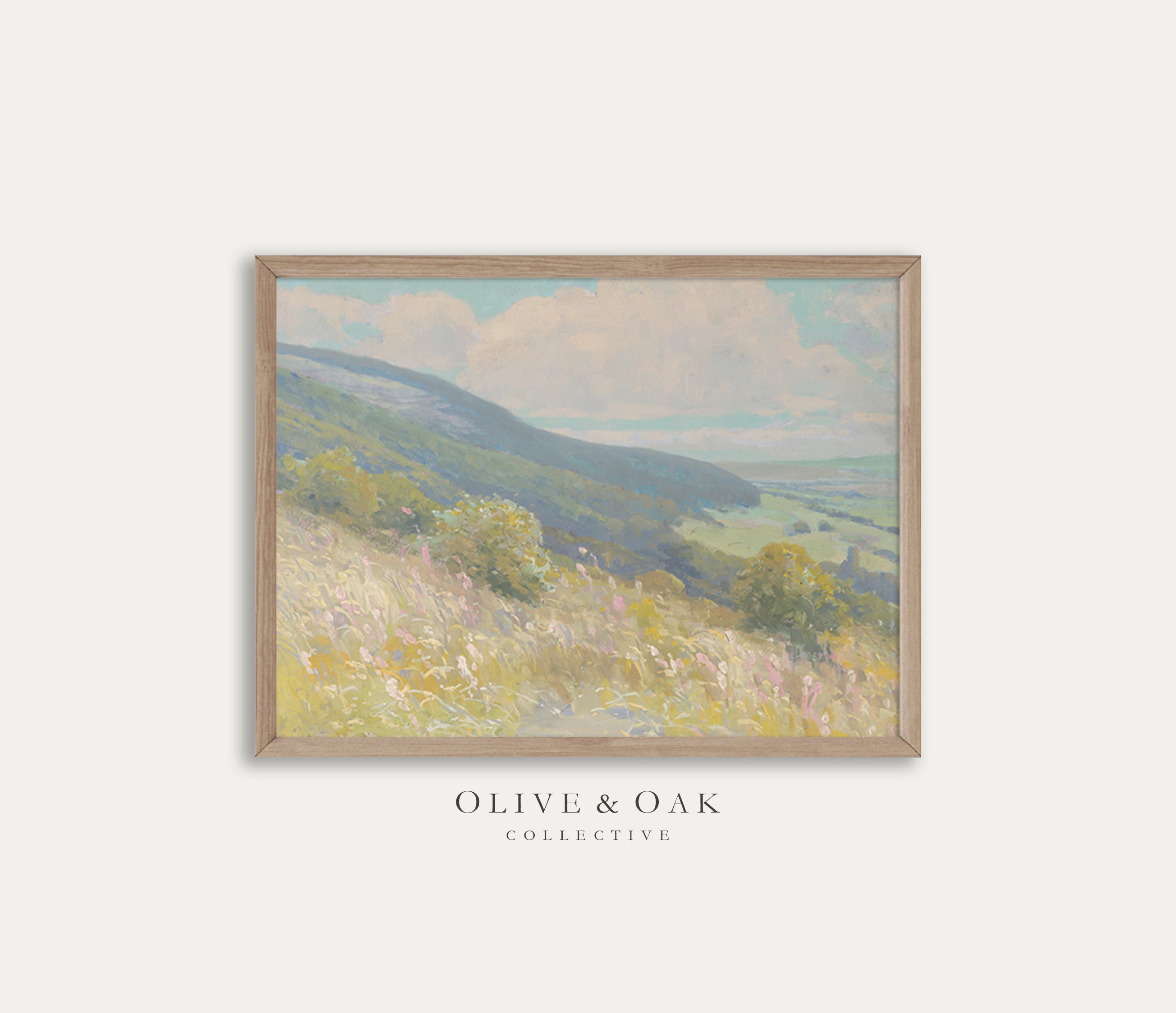 Colorful Landscape SET of 2 / Set of Spring Prints / Vintage - Etsy