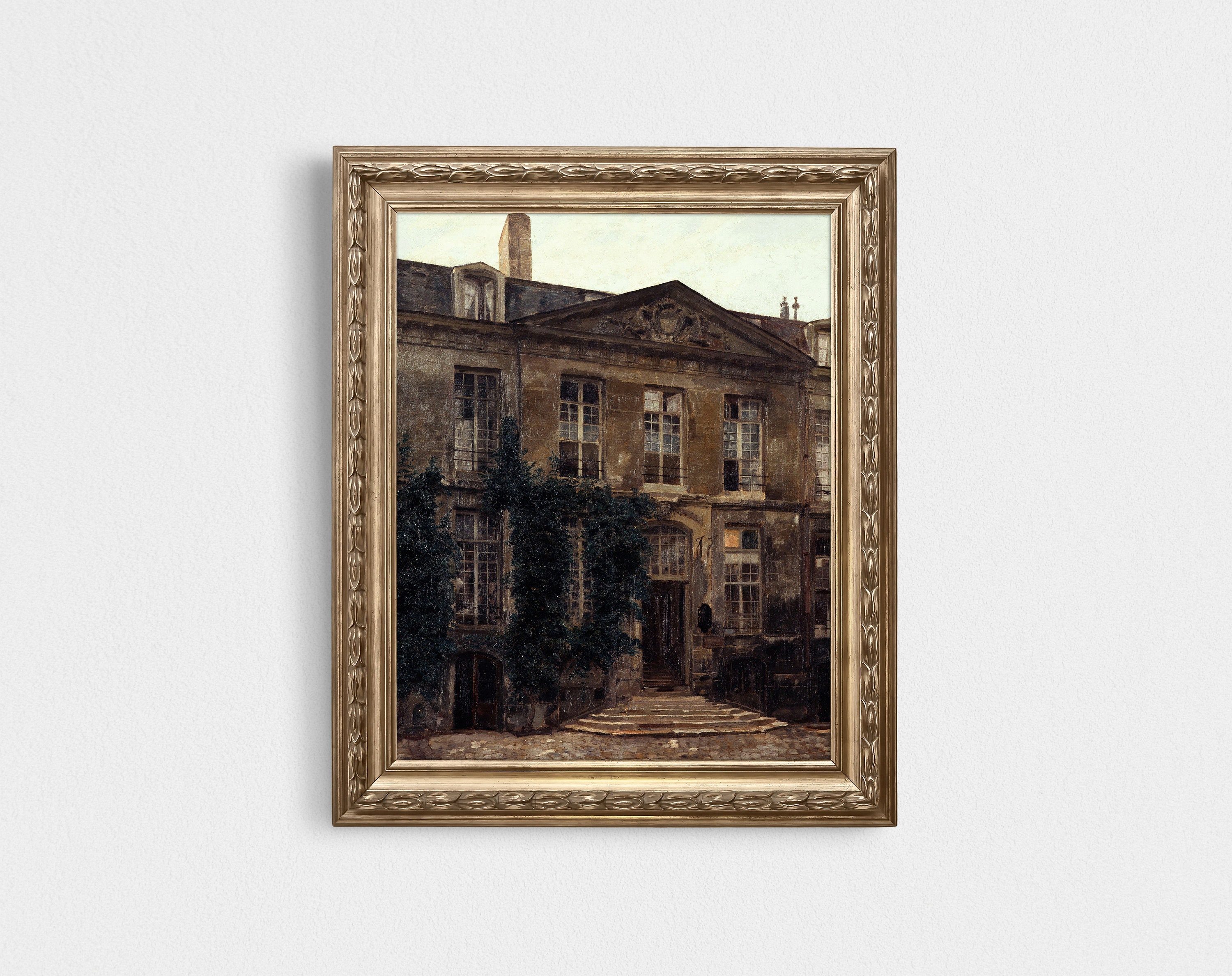 French Architecture Painting / Parisian Wall Art / Neutral Art ...