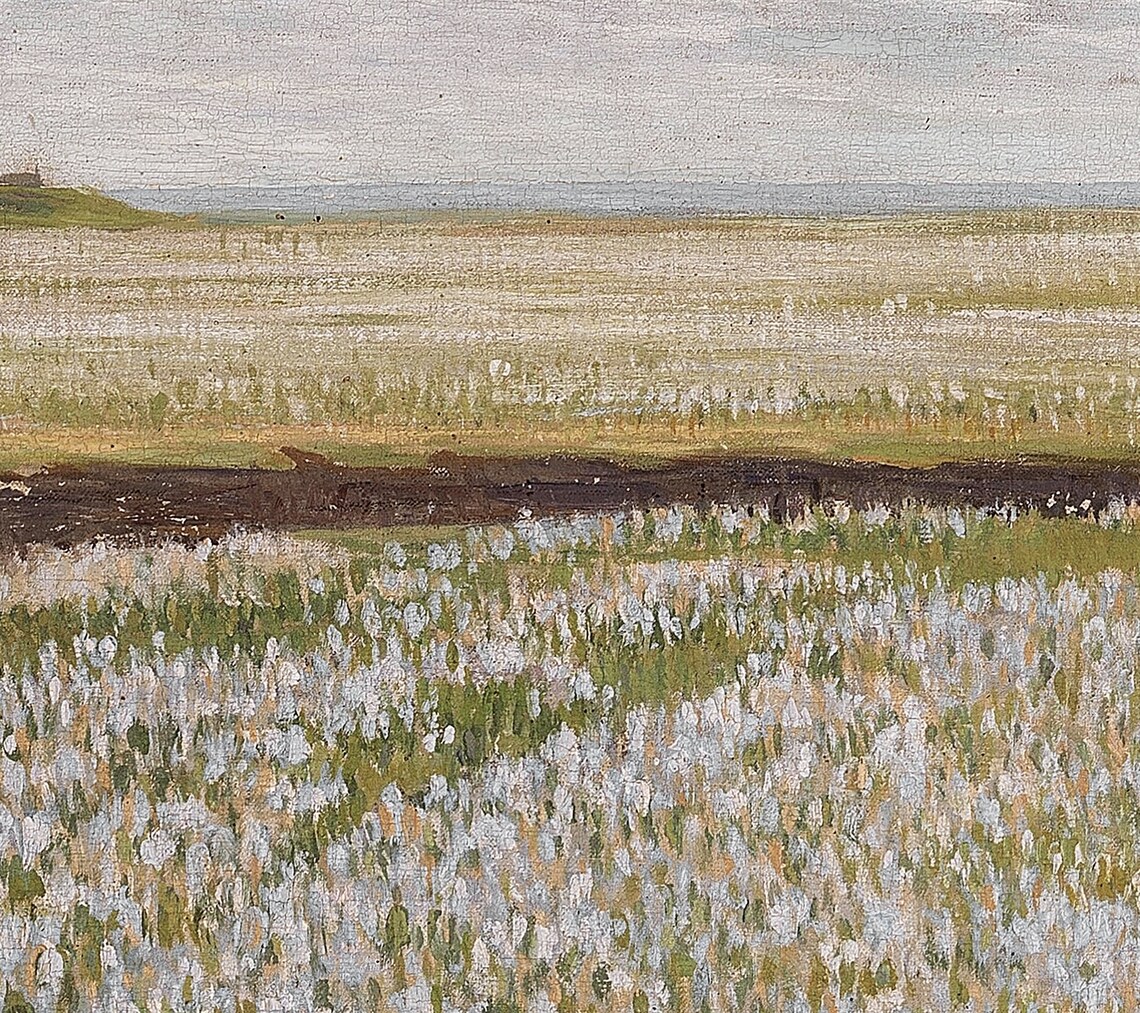 Spring Landscape Painting / Farmhouse Decor PRINTABLE / Meadow ...