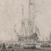 Harbor Sketch / Vintage Boat Drawing Print / Antique Ship PRINTABLE ...