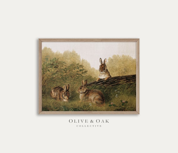 Country Nursery Wall Art / Farmhouse Decor PRINTABLE Bunny - Etsy