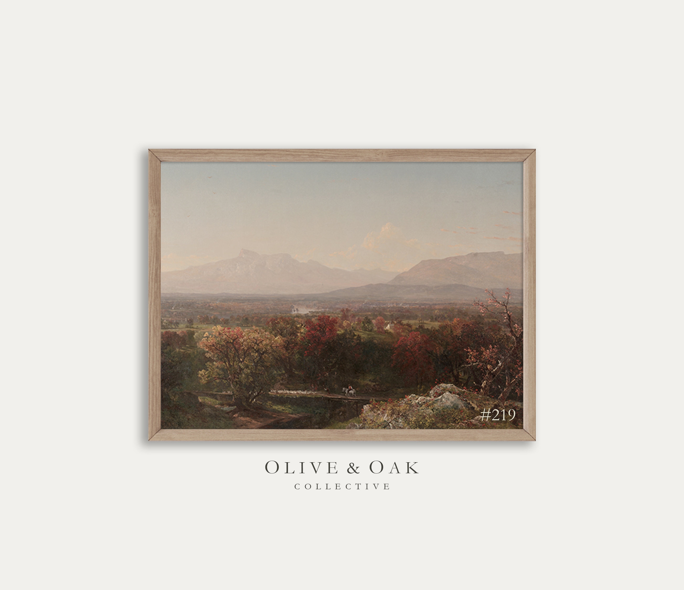 Moody Autumn Gallery Wall Print SET / Fall Country Landscape Paintings ...
