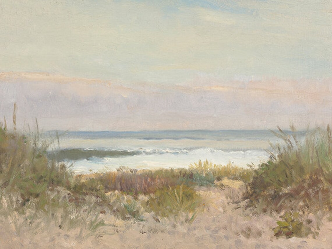 Coastal Wall Art Print / Beach Artwork PRINTABLE / Soft Beach - Etsy