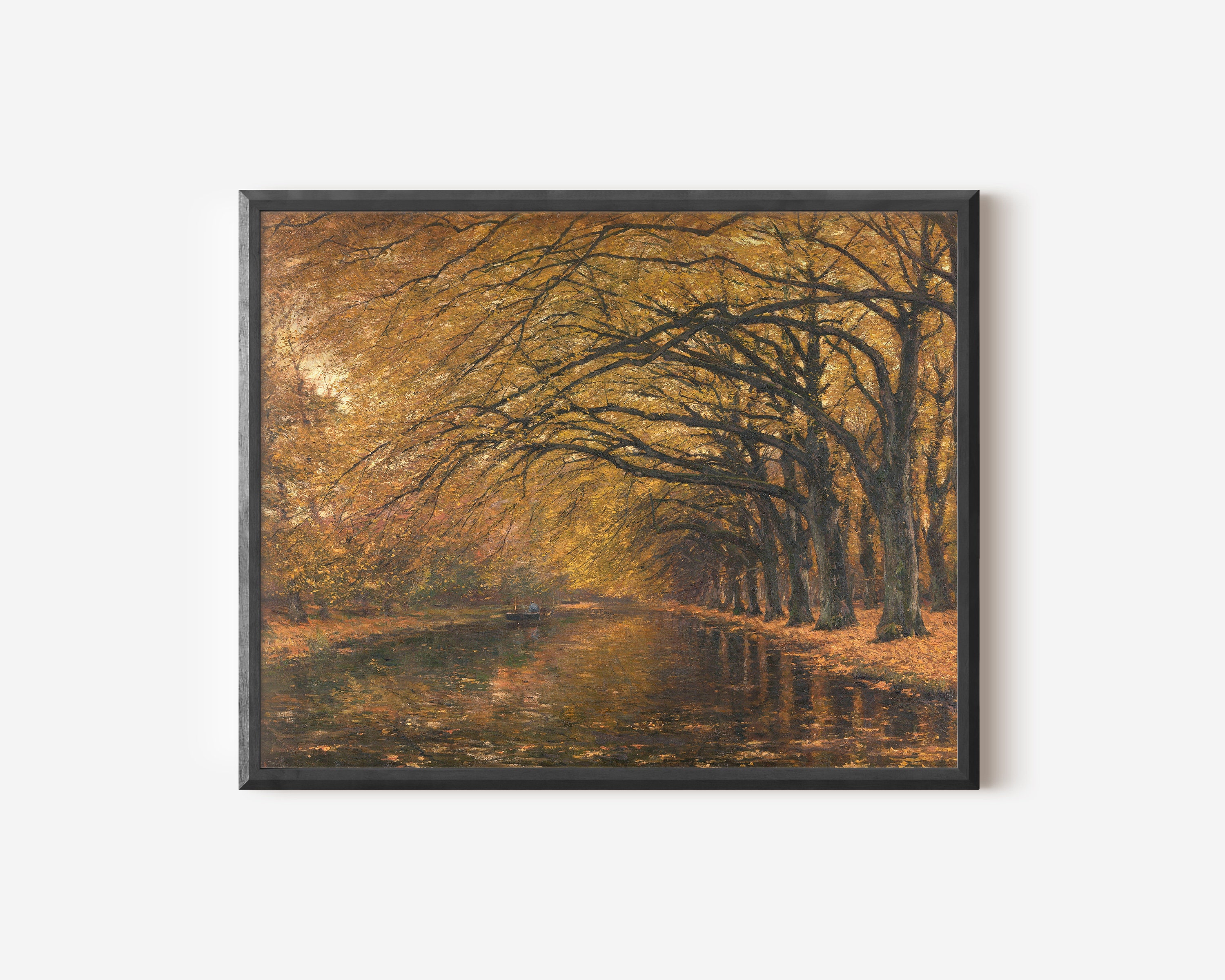 Fall Landscape Artwork Print / Autumn Wall Art / Fall - Etsy