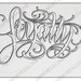 Loyalty Tattoo Script SVG - Etsy