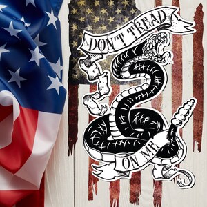 Gadsden Flag Don't Tread on Me T-shirt Graphic Eps File| Sublimation ...
