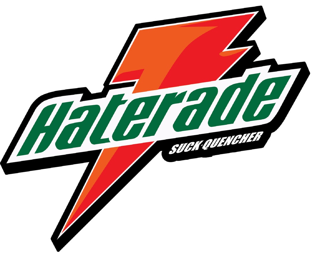 Haterade Sticker, Haterade Car Window Stickers, High Quality UV ...