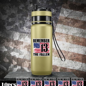 Remember the Fallen 13, Soldier Memorial, Soldier Memorial Sticker - Etsy