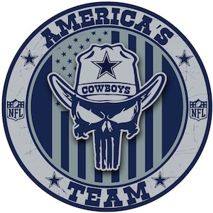Dallas Cowboys America's Team Window Sticker |cowboys| Football Fan - Etsy
