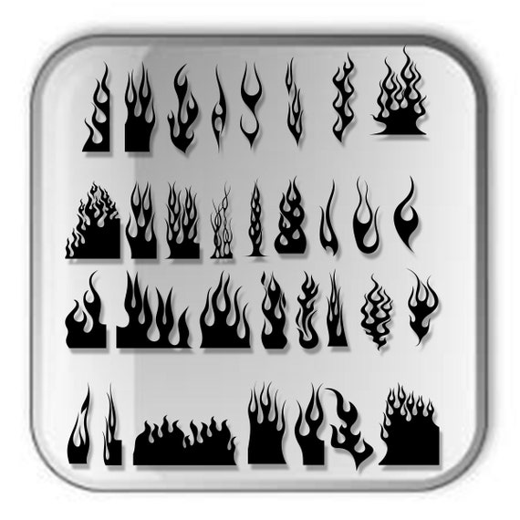 Flames SVG File | Etsy