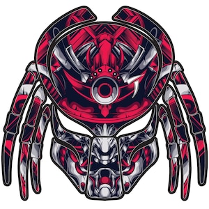 Predator Sticker, Predator Decal, Predator Helmet Sticker, Water ...