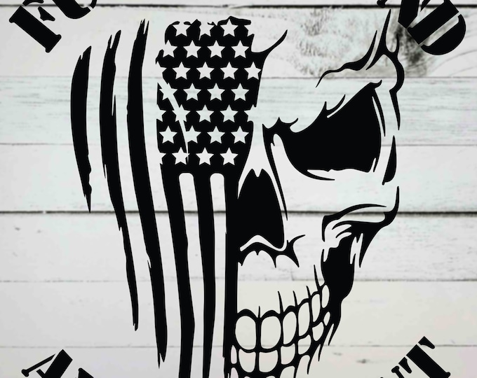 American Flag FAFO Decal - Etsy