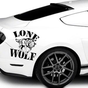 Lone Wolf Vinyl Decal, Lone Wolf Sticker, Lone Wolf Die-cut Design - Etsy