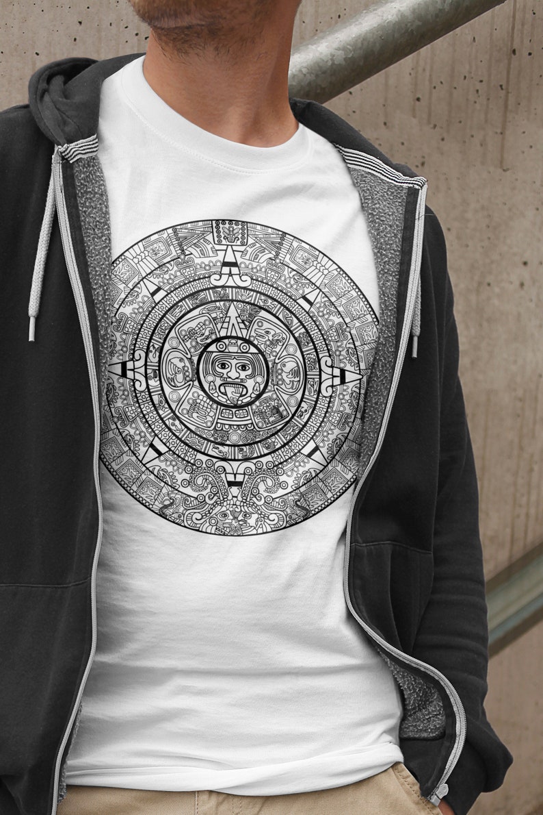 Calendario maya azteca svg eps Adobe AI pdf dxf png - Etsy México