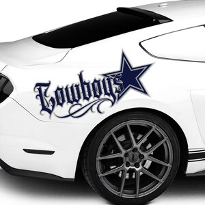 Cowboys Gothic Script, Cowboys Sticker Custom Script, High Quality ...