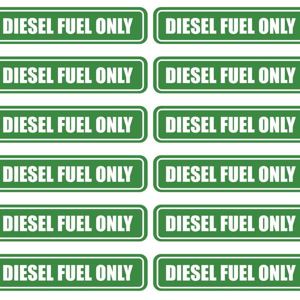 Diesel Only Decal - Etsy