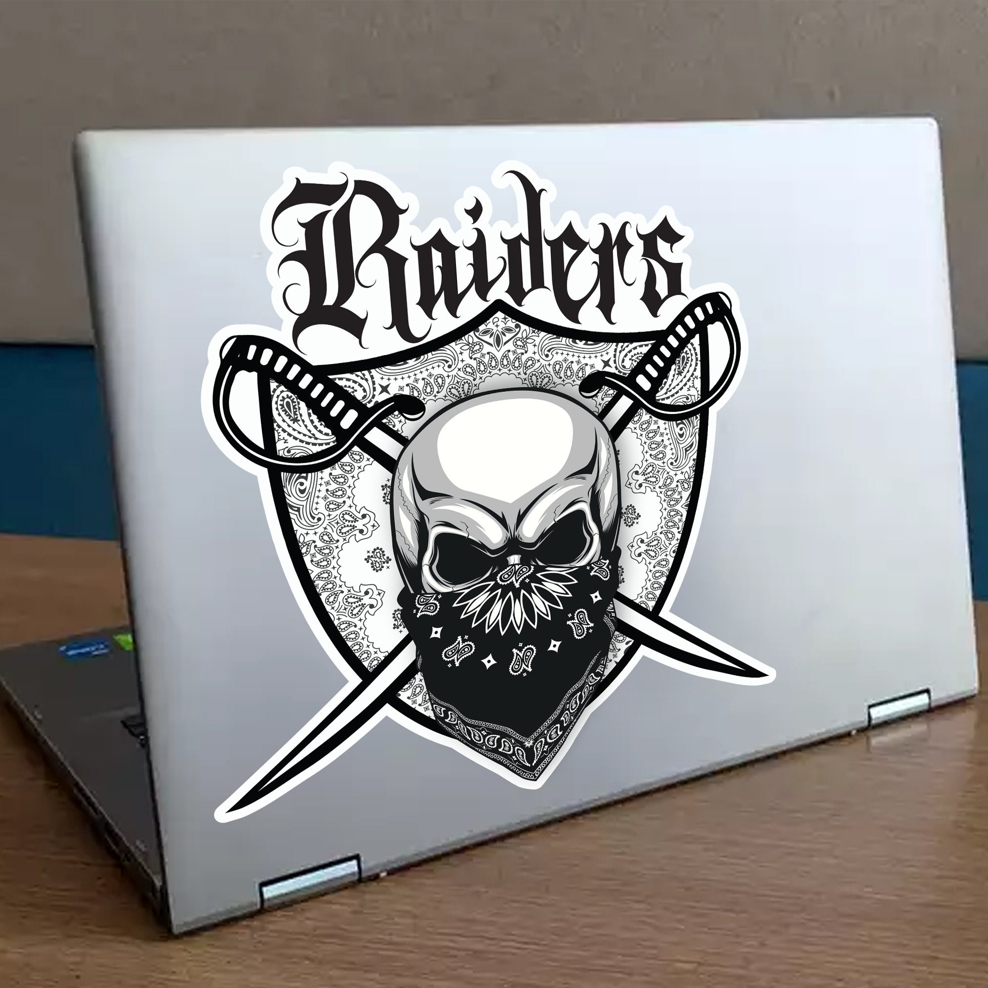 Raiders Skull Decal