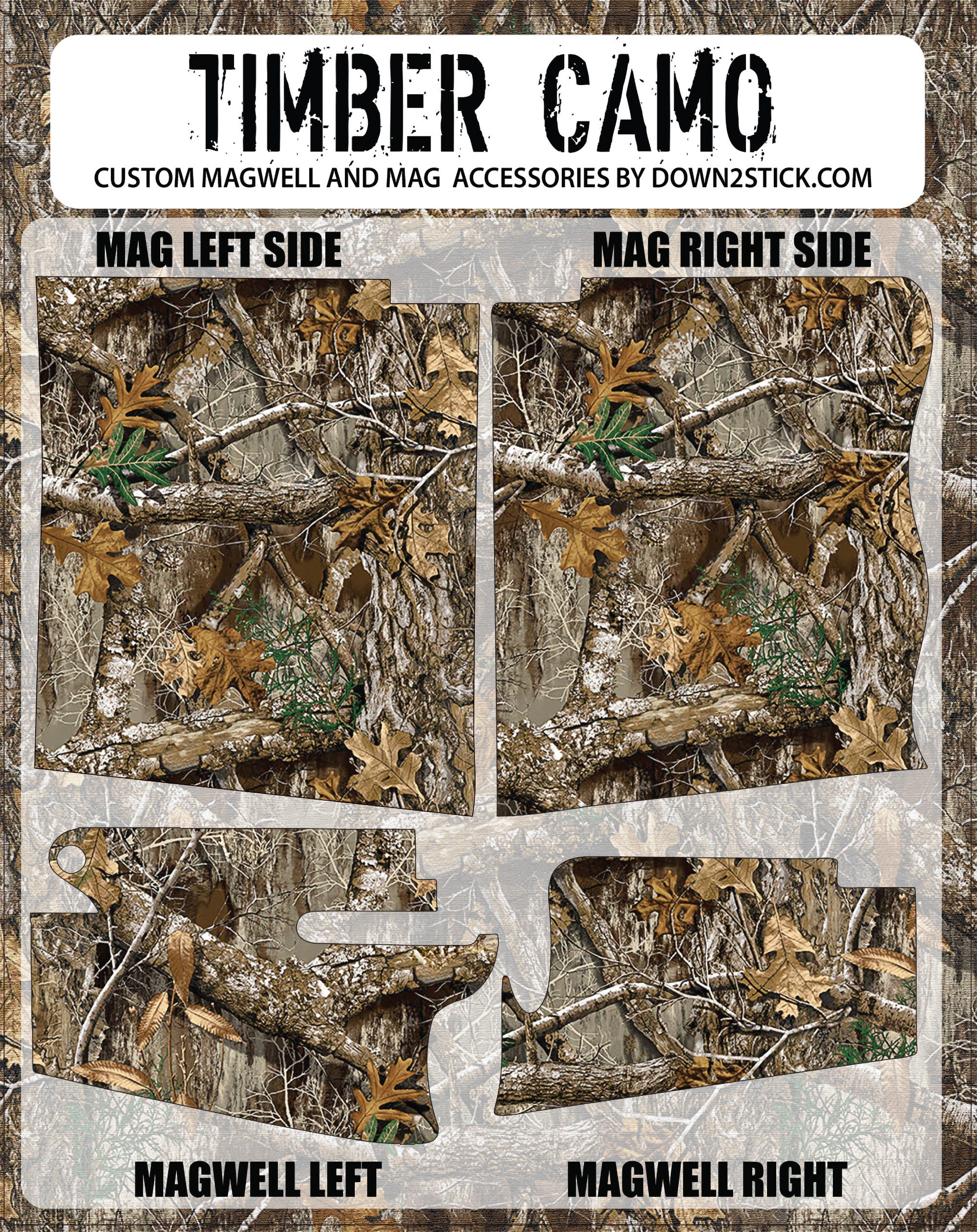 Airsoft Magwell Vinyl Wrap Skins Upper Receiver Sticker - Etsy