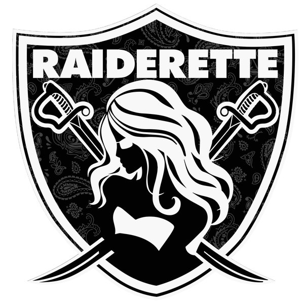 Raiderette Sticker - Etsy