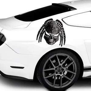 Predator Aztec Warrior, Aztec Skull Predator Helm Sticker, Aztec ...