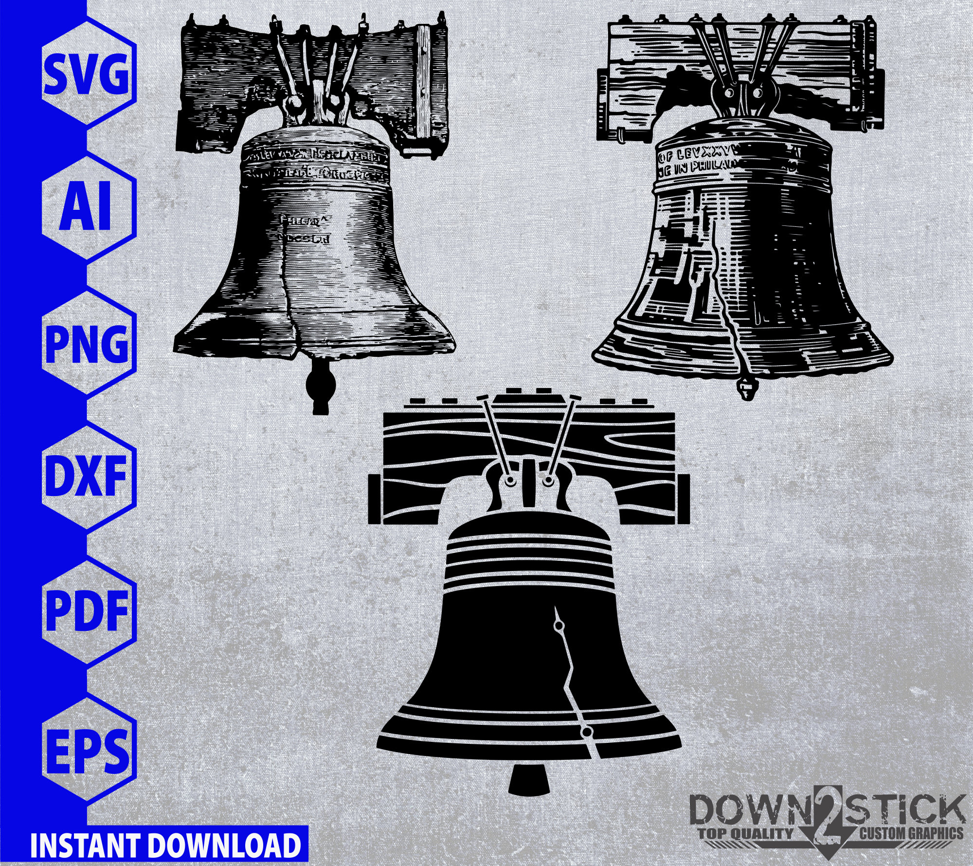 Liberty Bell SVG Freedom Bell SVG Freedom Bell Vector 3 - Etsy Hong Kong