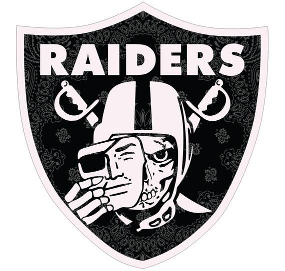 Raiders Skull Decal