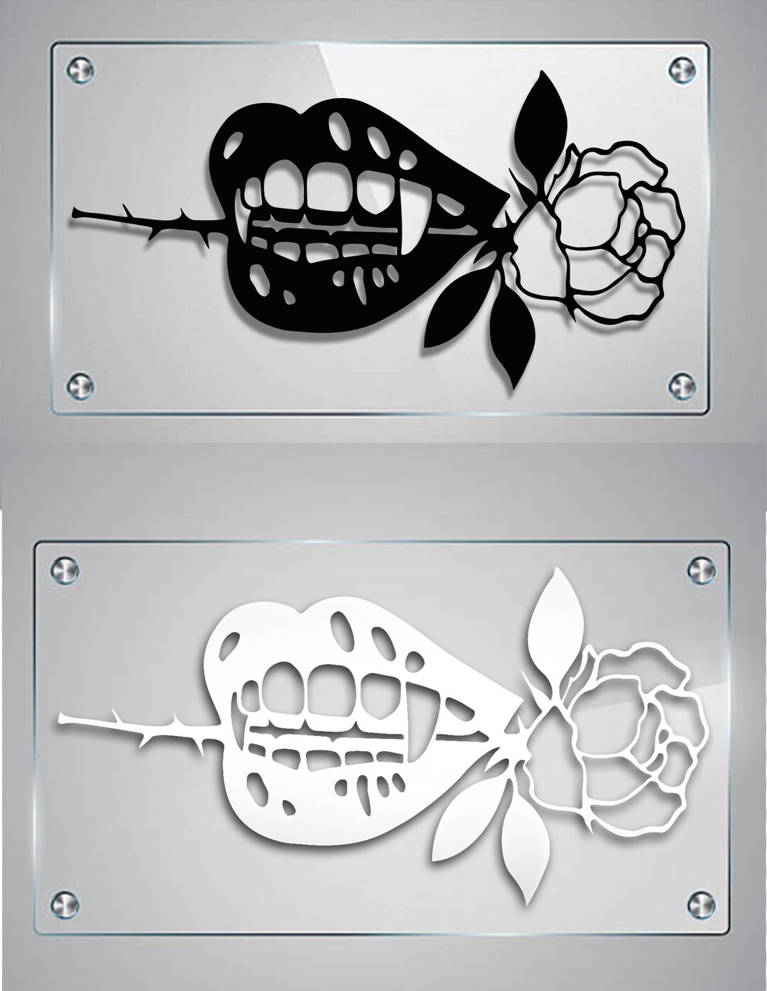 Vampire Rose Svg File - Etsy