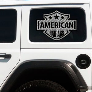 American Badass Sticker, Harley Shield Sticker, Patriotic Sticker - Etsy