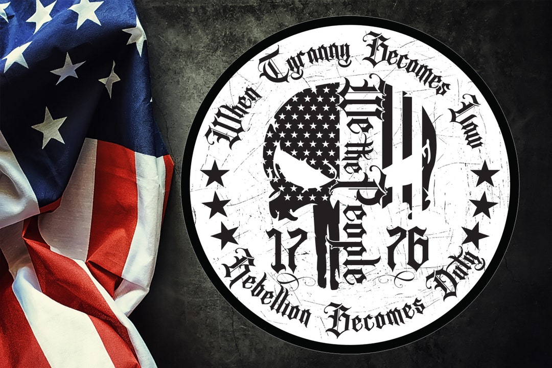 Tyranny Becomes Law Rebellion Becomes Duty, 2nd Amendment, 1776 Decal ...