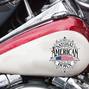 Natural Born American, American Flag Sticker, Patriotic Sticker - Etsy
