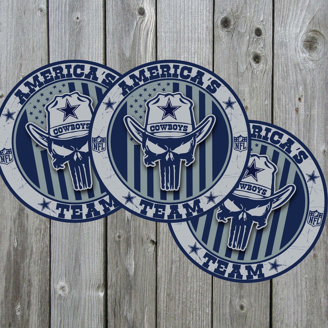 Dallas Cowboys America's Team Window Sticker |cowboys| Football Fan - Etsy