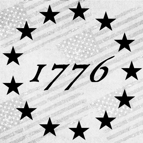 1776 Decal - Etsy