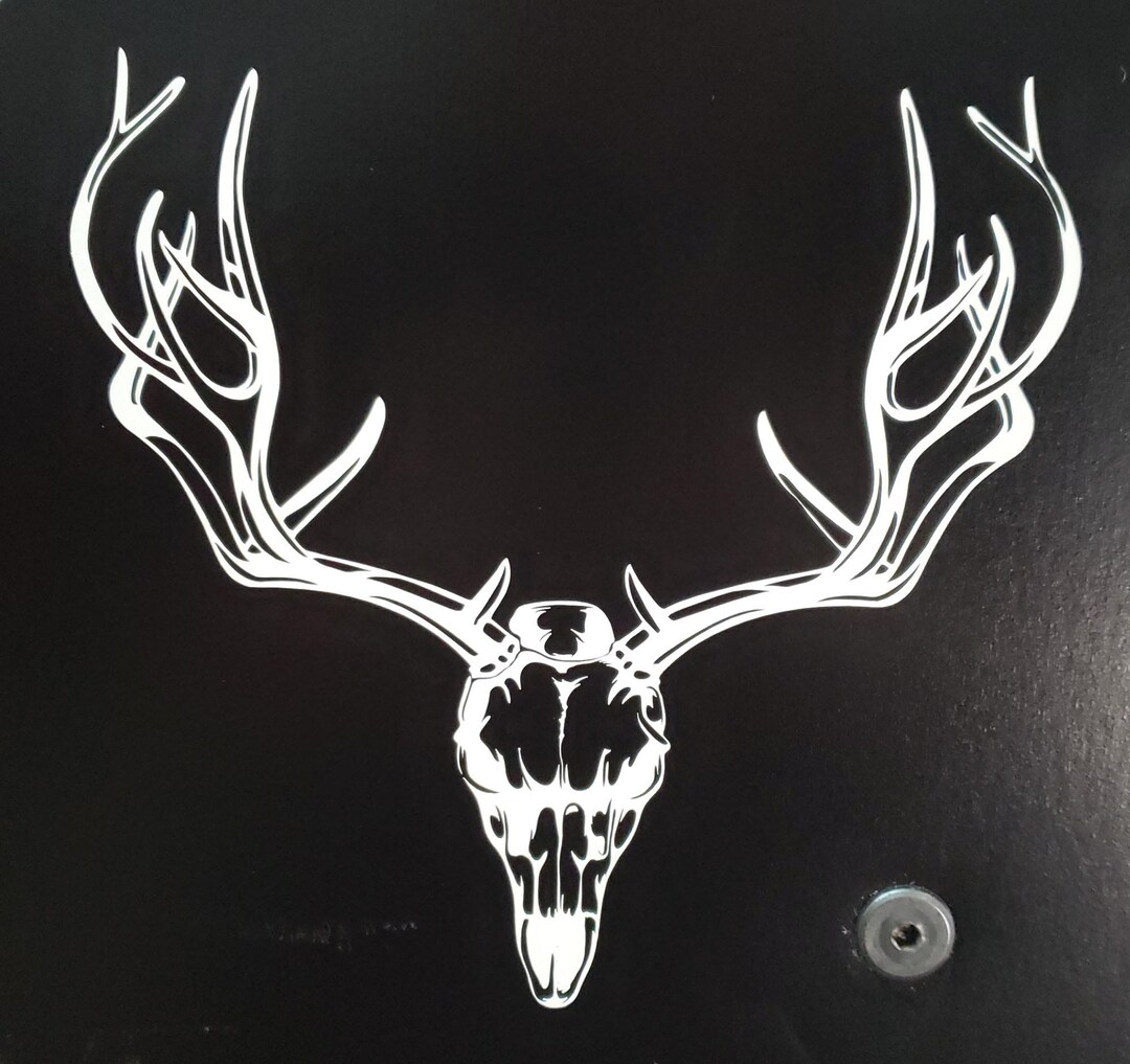 Elk Skull Vinyl SVG File - Etsy