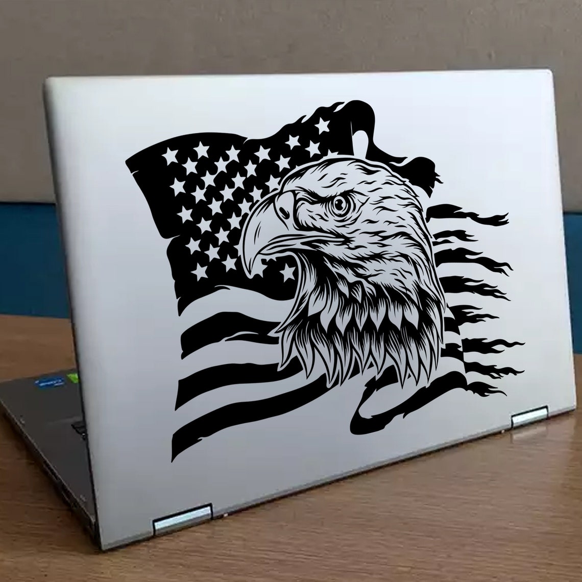 USA Eagle Flag Distressed Decal Sticker Vinyl Graphic American Car ...