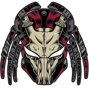 Predator Sticker, Predator Decal, Predator Helmet Sticker, Water ...