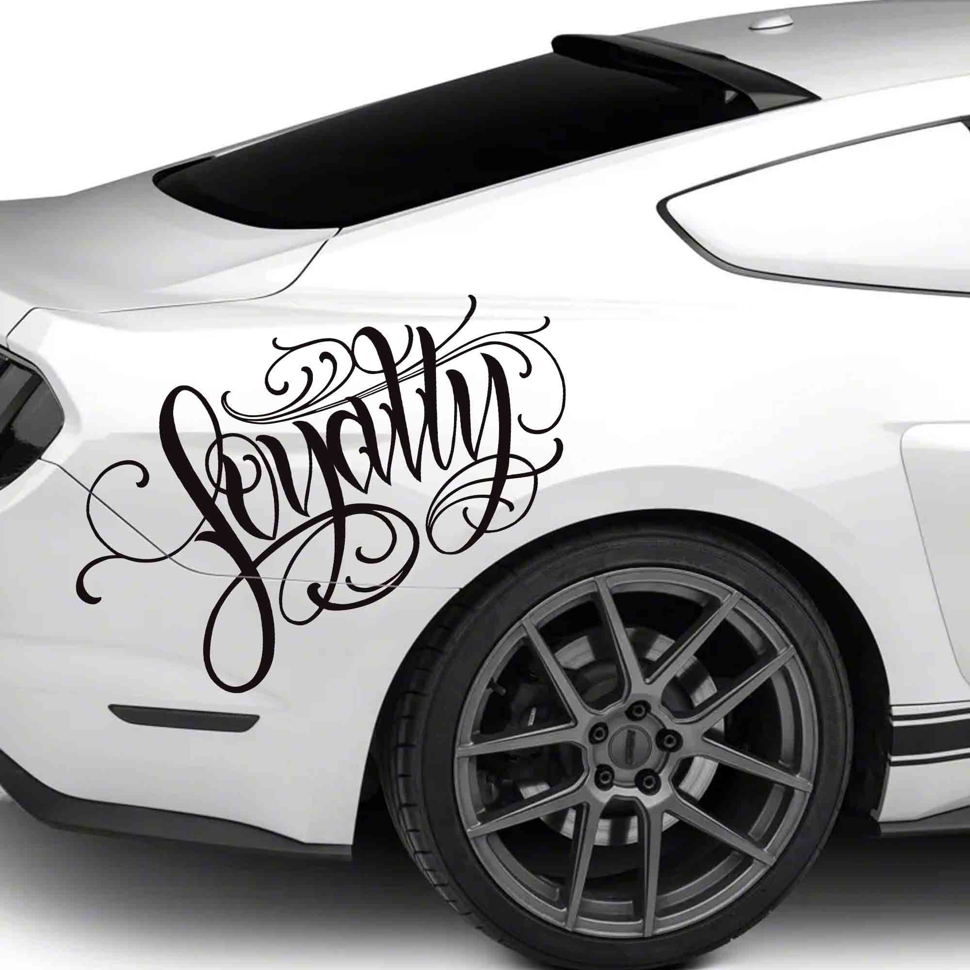 Loyalty Tattoo Script SVG - Etsy