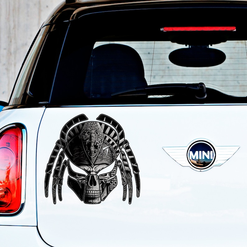 Predator Aztec Warrior, Aztec Skull Predator Helm Sticker, Aztec ...