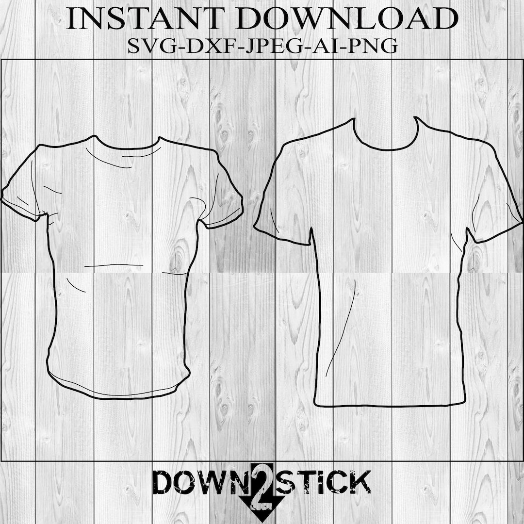 T-shirt Svg, Tee Vector, T-shirt Clipart, Tshirt Svg, Clothing Svg, Ai ...