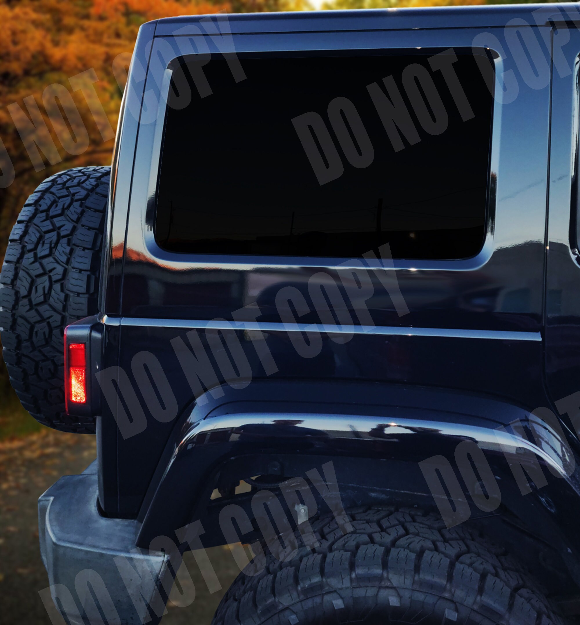 Jeep Window Decal Mockup, Car Sticker SVG, Styled Stock Photo (digital ...