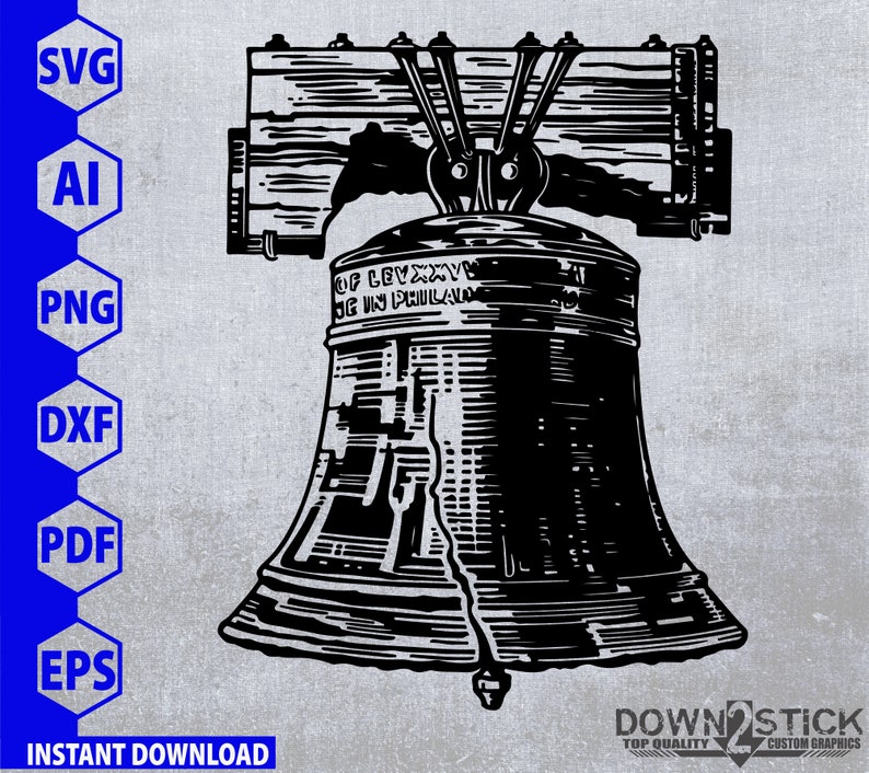 Liberty Bell SVG – USA Patriotic Vector Designs (3 Pack) (digital ...