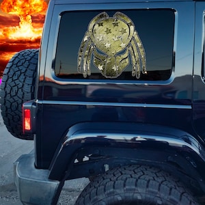 Predator Sticker, Predator Decal, Predator Helmet Sticker, Water ...