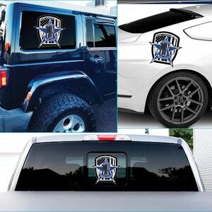 Blue Lives Matter Sticker, Thin Blue Line Sticker, Law Enforcement ...